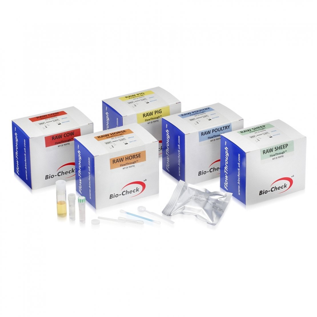 Bio-Check Raw Meat Species Product Test Kit - Pig (5 Tests)