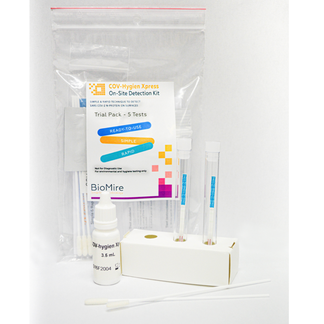 COV-Hygien Xpress On-Site Detection Kit for SARS CoV-2 Virus TRIAL PACK ...