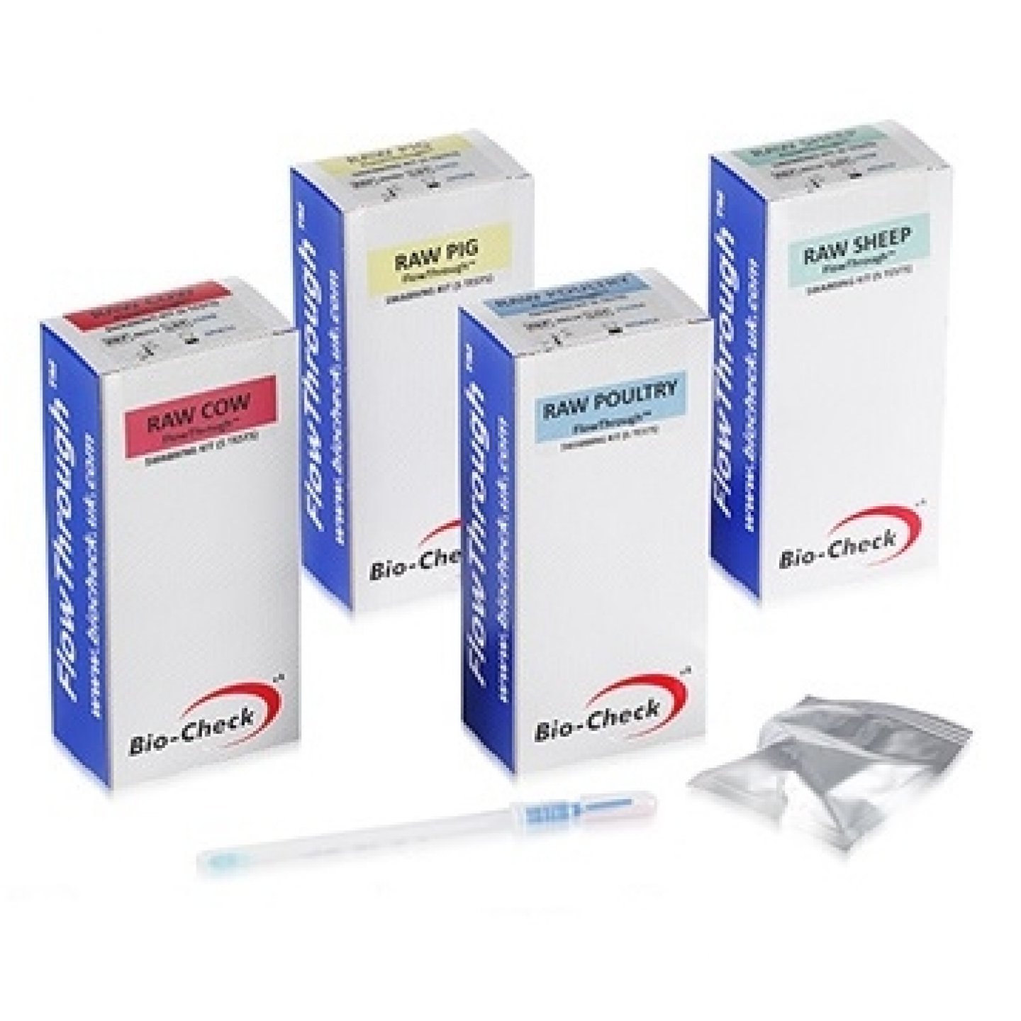 Bio-Check Raw Meat Species FlowThrough™ Surface Swab test - COW (5 Swabs)